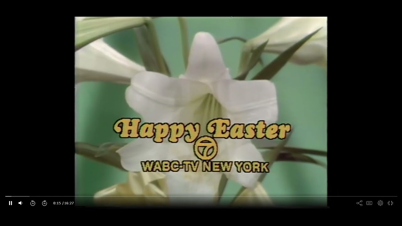 WABC Channel 7 - Happy Easter ident - April 15, 1979 - YouTube