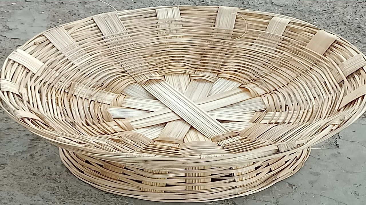 Handmade Bamboo Basket Making | Woman Making Bamboo Basket | Bamboo ...