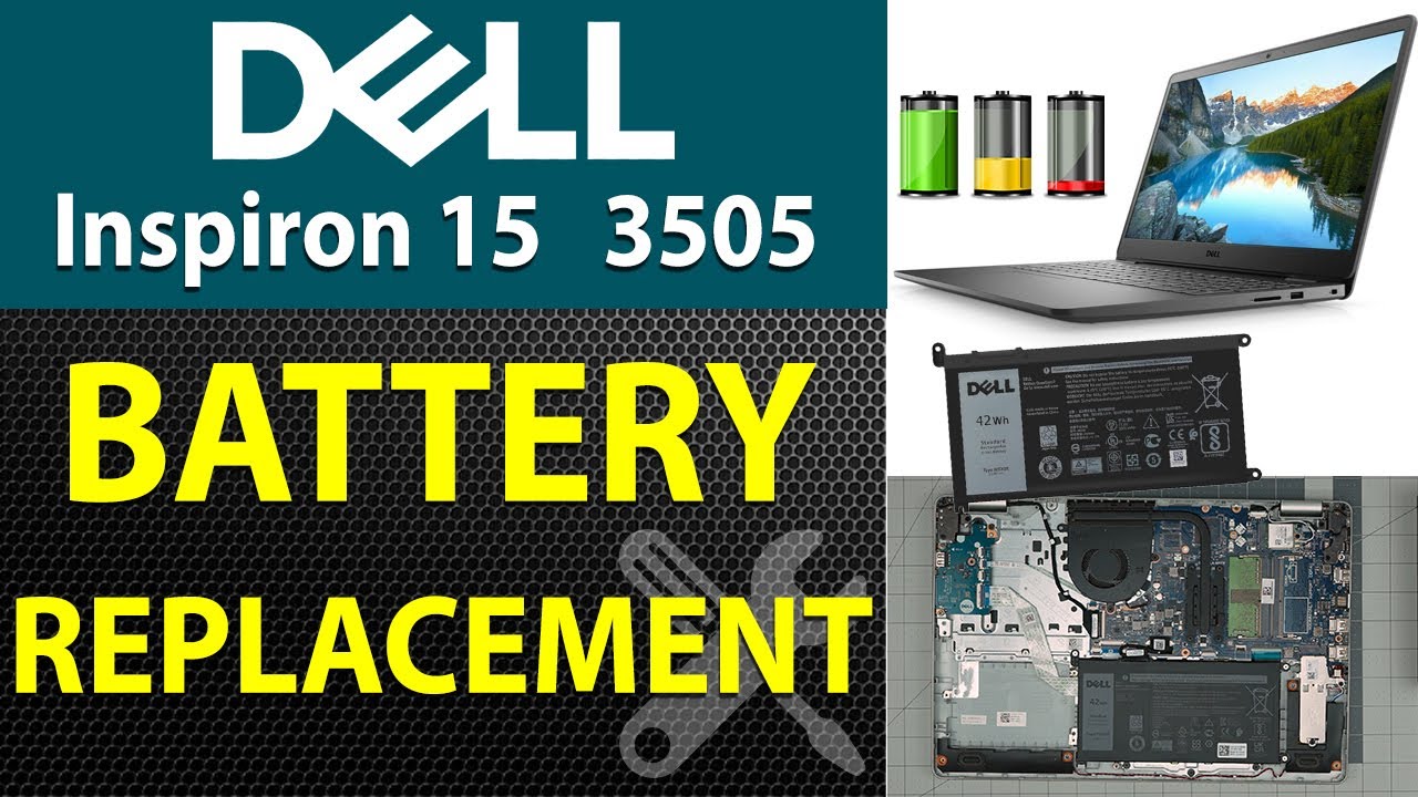 How to Easily Replace the Battery in Your DELL Inspiron 15 3505 Laptop ...