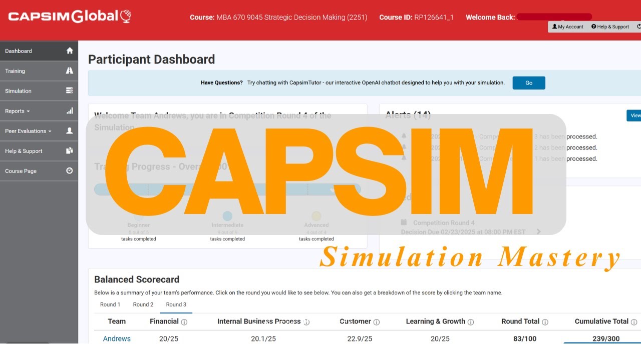 Capsim Simulation Rounds 1-5: The Ultimate Beginner’s Guide to Winning ...