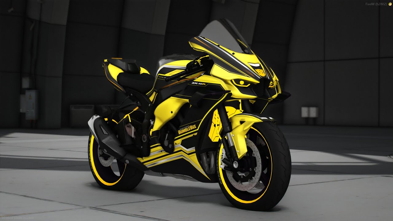 Zx10 Bumblebee & Mirage Livery Bike | Fivem - YouTube