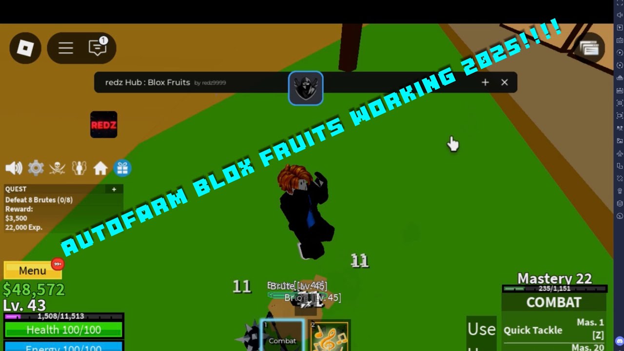 Blox fruits | Autofarm tutorial #delta #bluestacks #working 2025 (‼ ...
