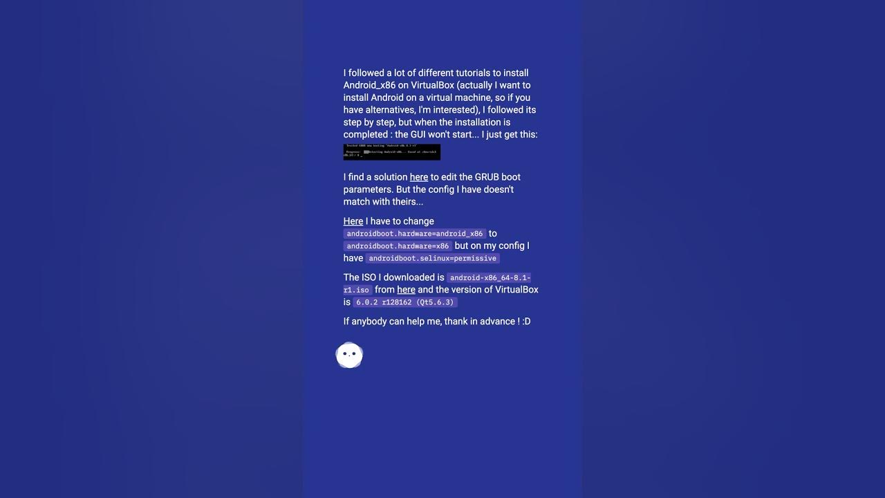 VirtualBox - Android x86 - Don't boot in GUI but just in command line #shorts - YouTube