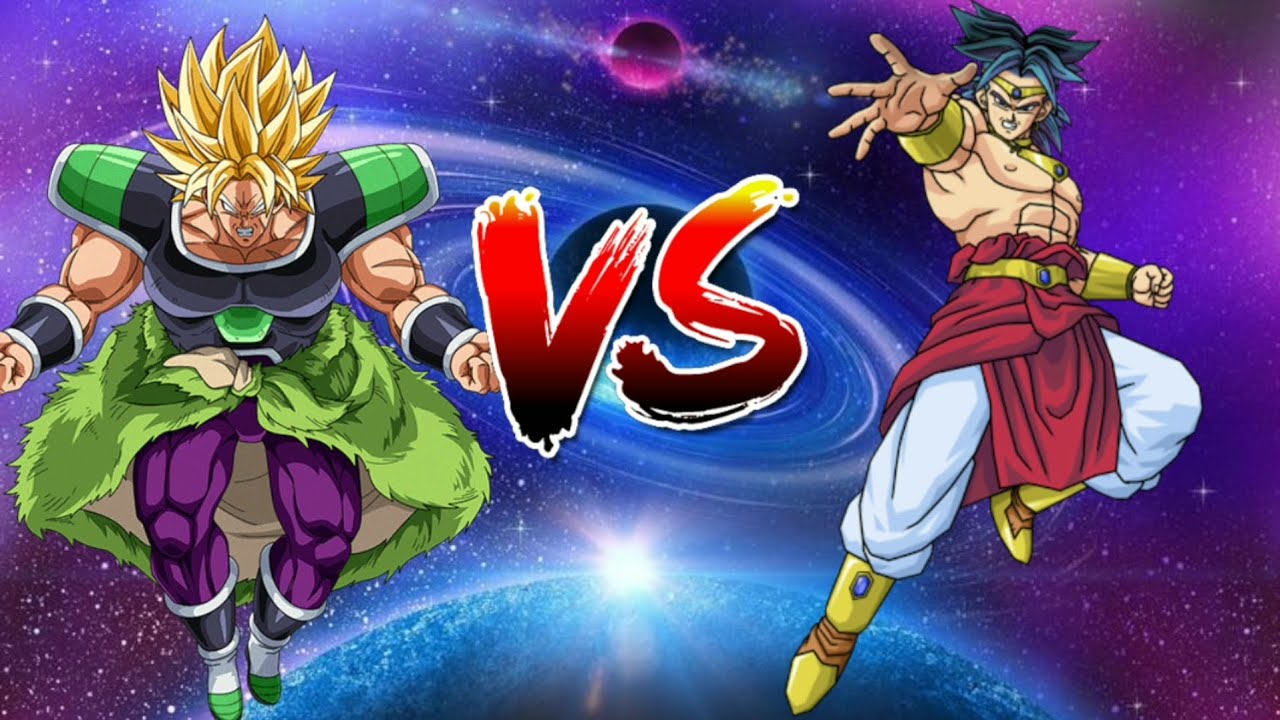 BROLY SSJ DBS vs BROLY DBZ POWER WARRIORS - YouTube