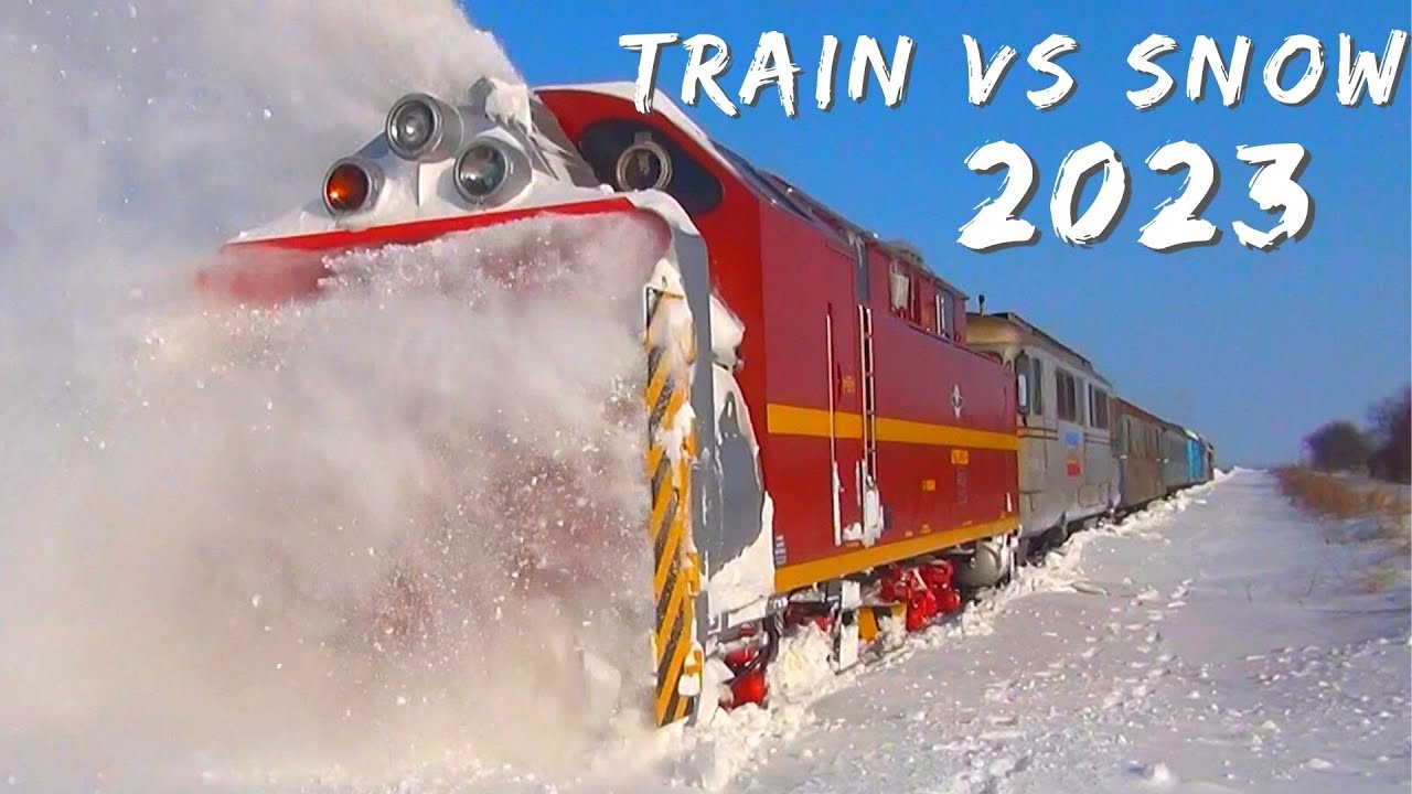 Trains VS Snow 2023 - Snow WINS - YouTube