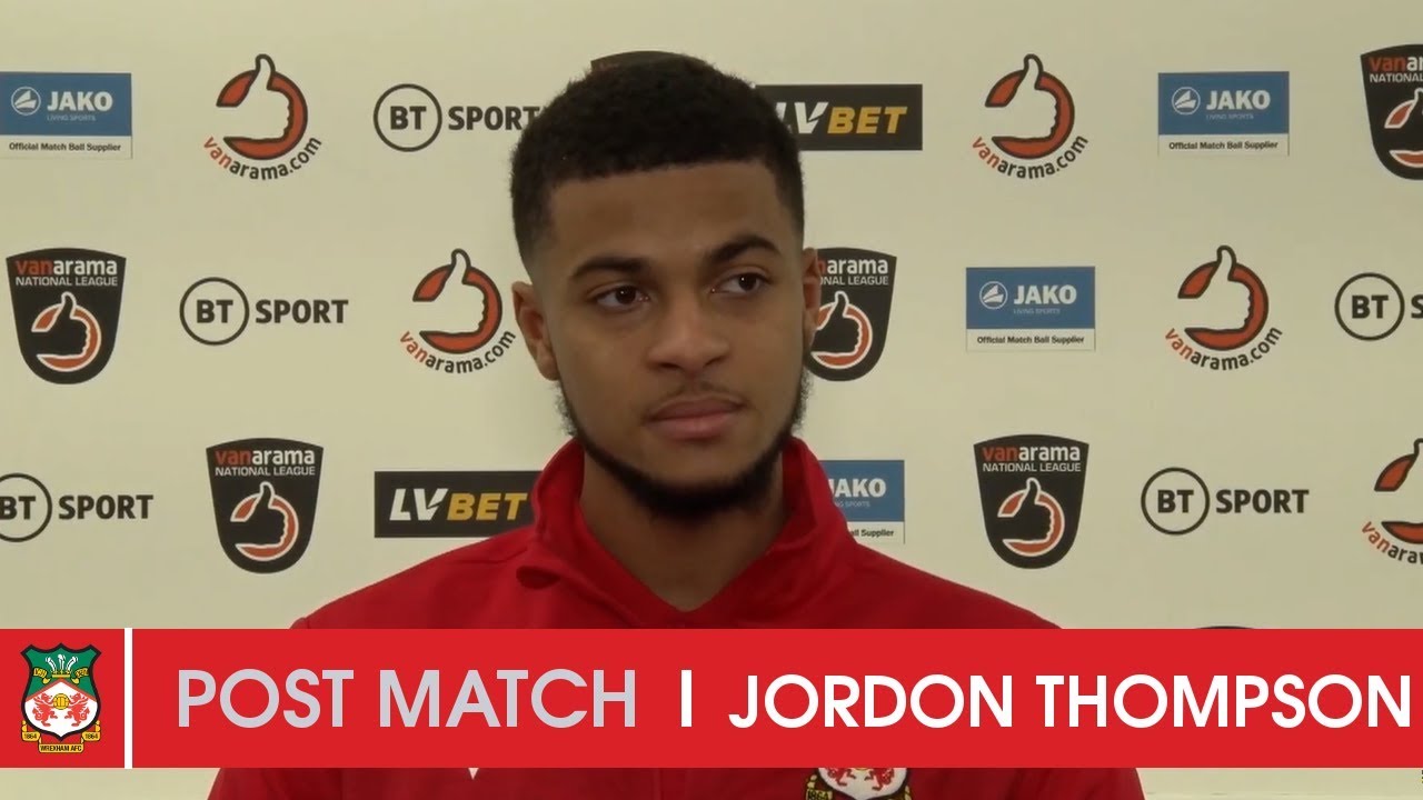 WATCH | Jordon Thompson on joining Wrexham AFC after Dagenham ...