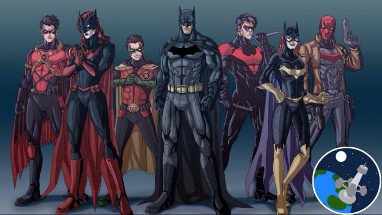 Todos los miembros de la Batifamilia - YouTube