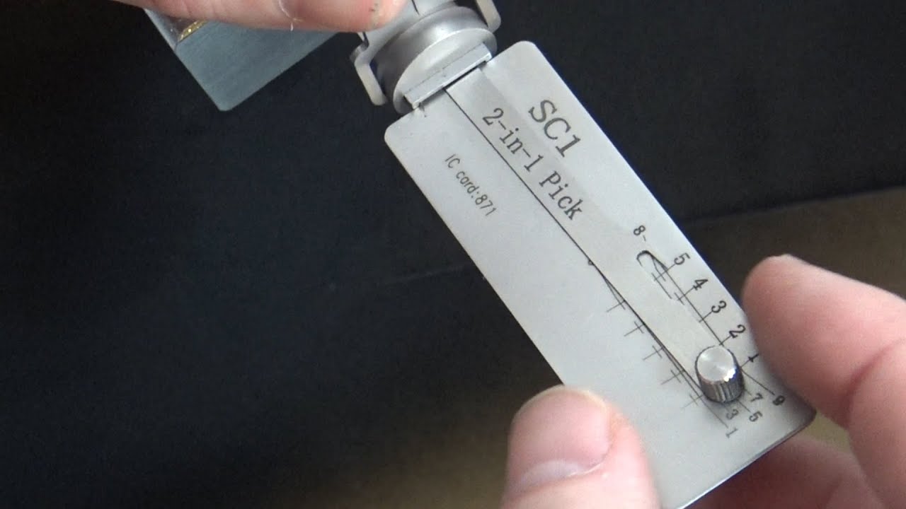 (434) SC1 Lishi Opening & Decoding an American 3800 Padlock - YouTube