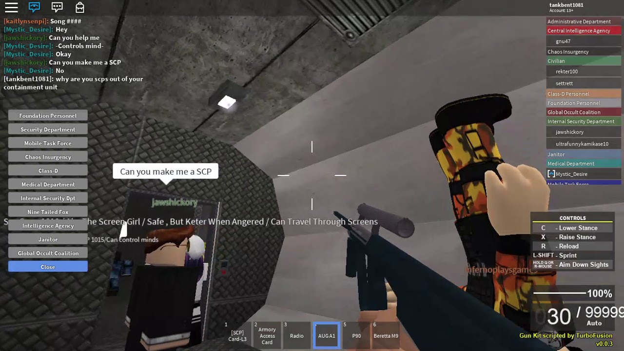 roblox scp defense unit - YouTube