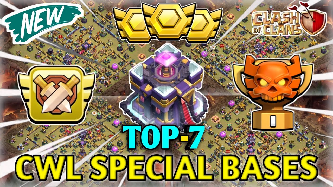 TH15 TOP 7 NEW WAR BASE | BEST CWL BASE 2022 | TH15 CWL SPECIAL BASE ...