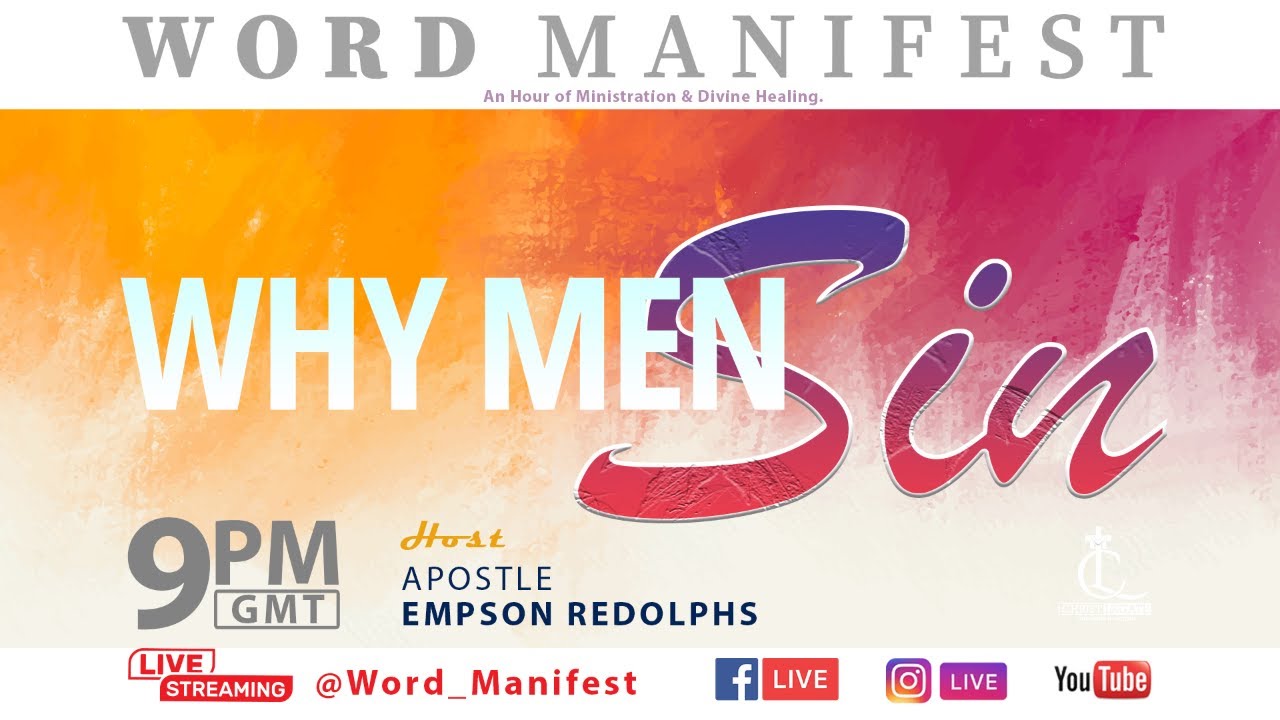 Why Men Sin | Word Manifest | 22nd May 2023 - YouTube