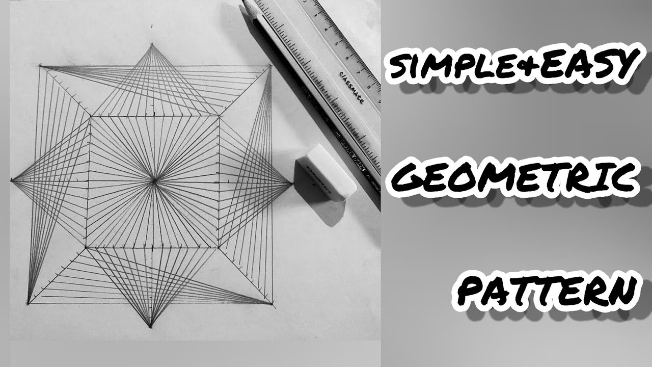 how draw geometrical square design //simp and easy geometrical chart ...
