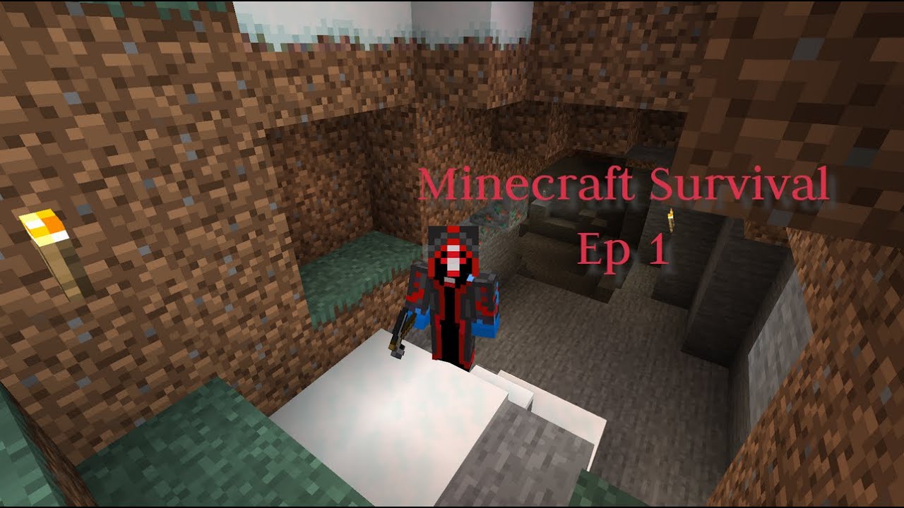 Cave Searching and lots of coal - - Ep 1 - - Minecraft Survival - YouTube