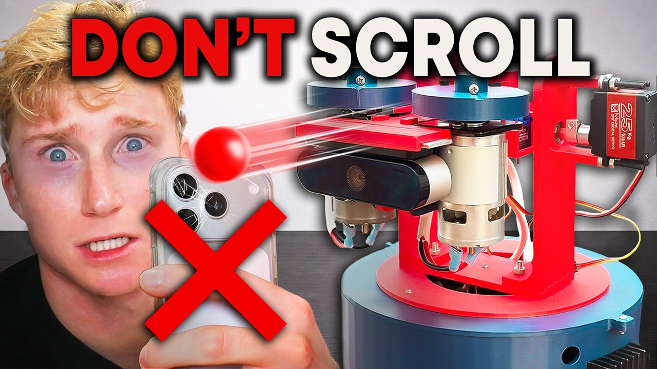 I Built a Robot To DESTROY My Phone Addiction - YouTube