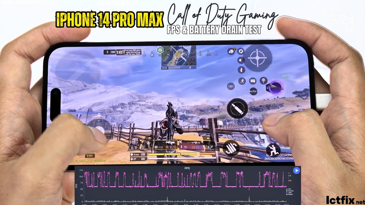 iPhone 14 Pro Max Call of Duty Mobile Gaming test 120FPS - YouTube