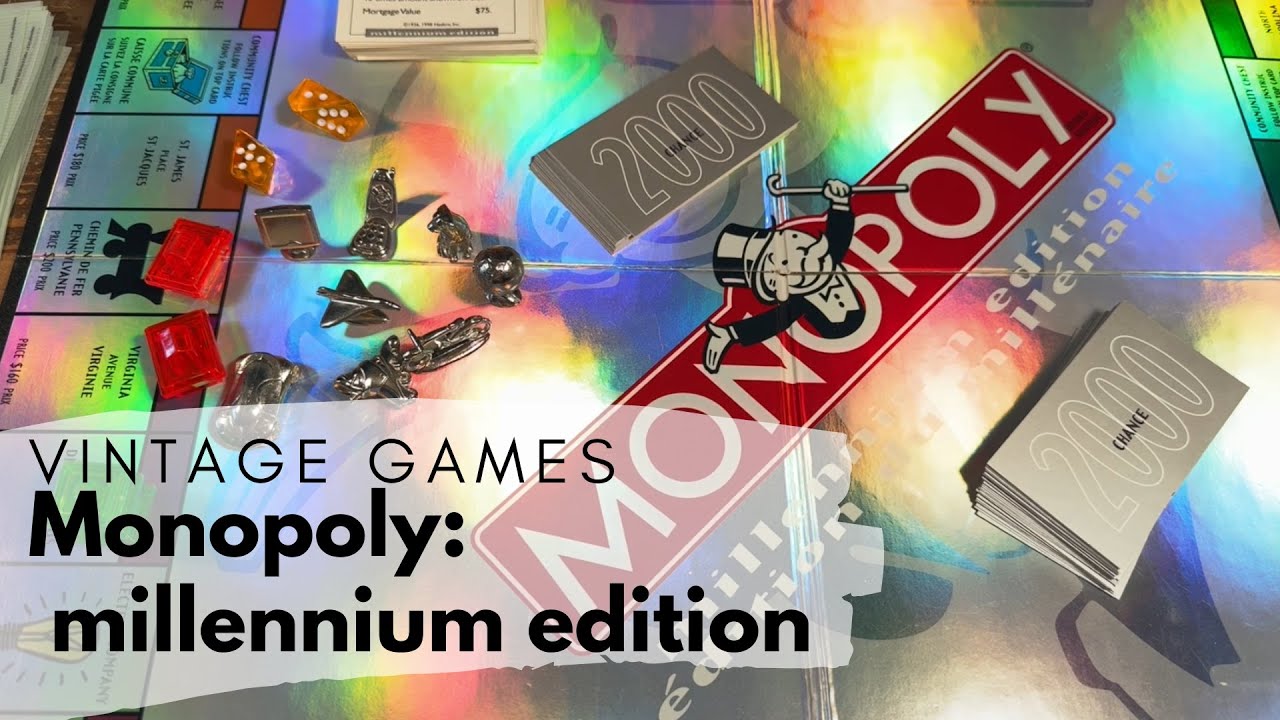 Vintage Finds - Millennium Edition of Monopoly - Collector's Edition ...