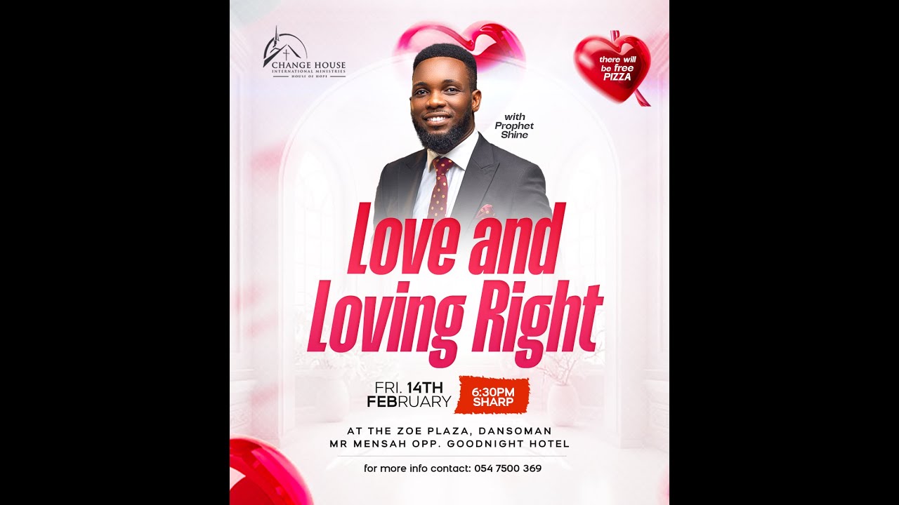 LOVE AND LOVING RIGHT || PROPHETIC SERVICE [LIVE] WITH PROPHET SHINE K ...