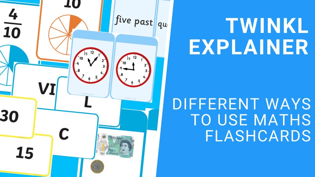 Different Ways to Use Maths Flashcards - YouTube