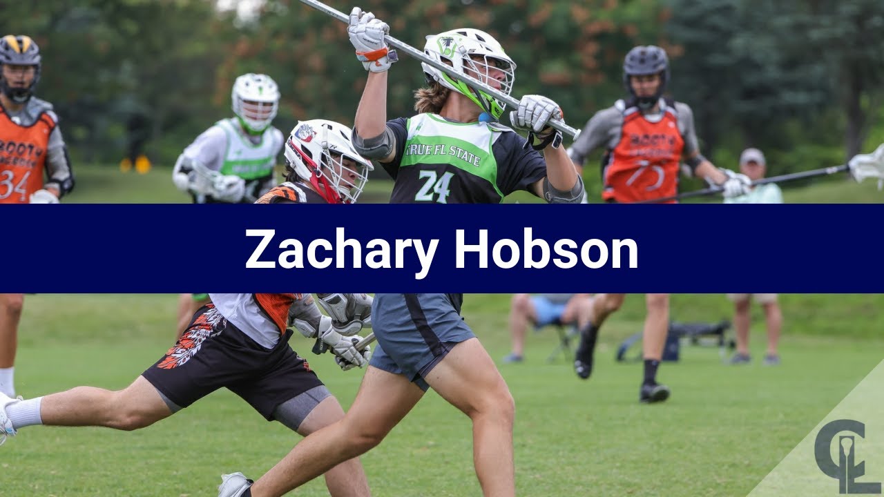 Zachary Hobson Lacrosse Highlights | FL 2022 | Def, LSM - YouTube