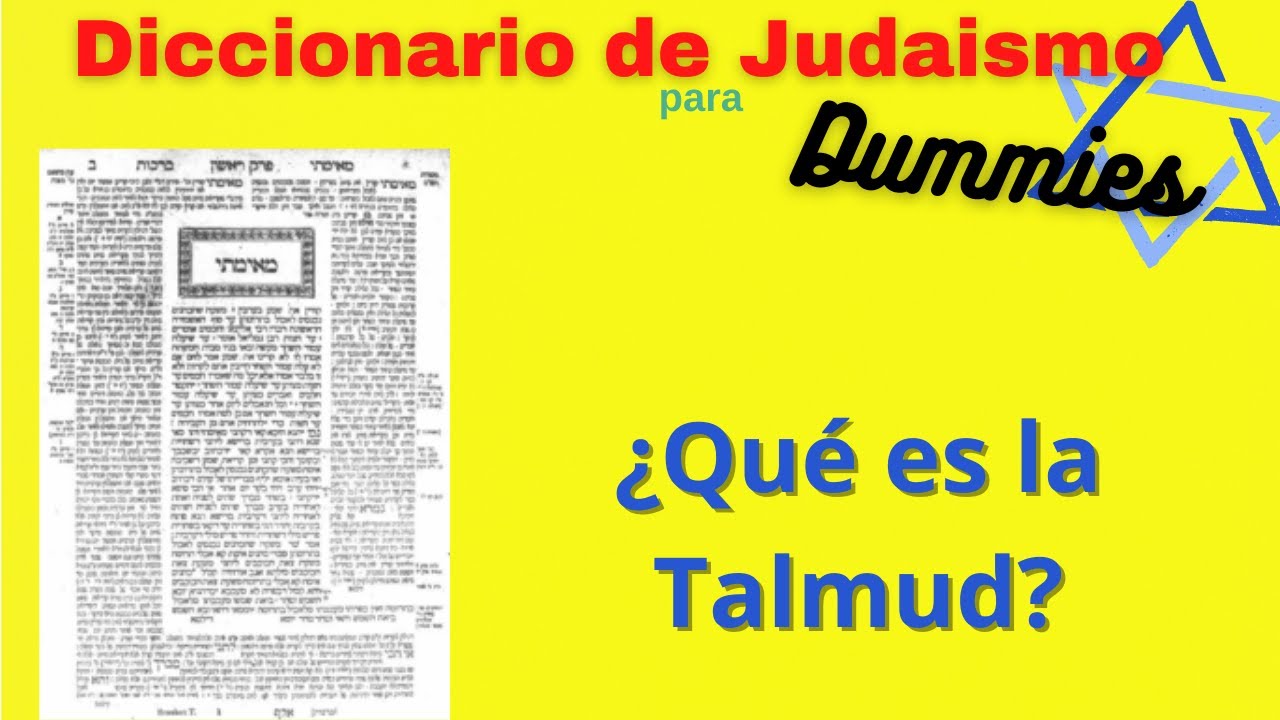 QUE Diferencia hay entre el TALMUD, MISHNA y la TORA [¿Qué es el TALMUD ...