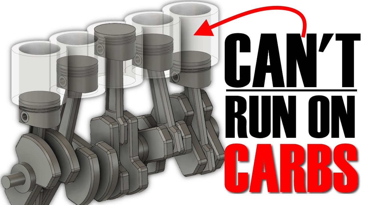 Why Inline 5 Engines Can't Be Carbureted and Why They're So Rare - YouTube