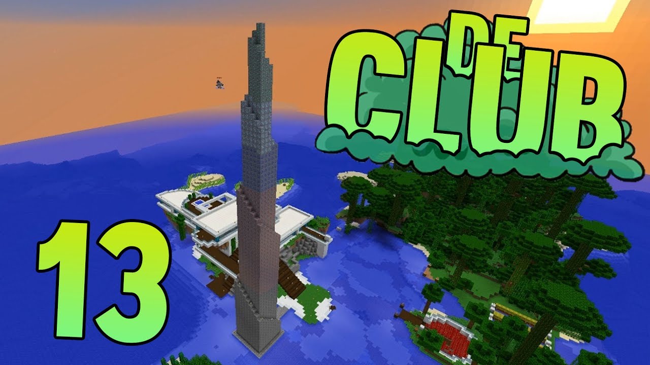 Minecraft - De Club S1 [NL] Ep.13 (Enorme Ore Tower!) - YouTube