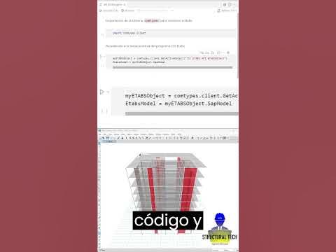 🚀Extrae información de Etabs con Python #api #ingenieriaestructural #tutorial - YouTube