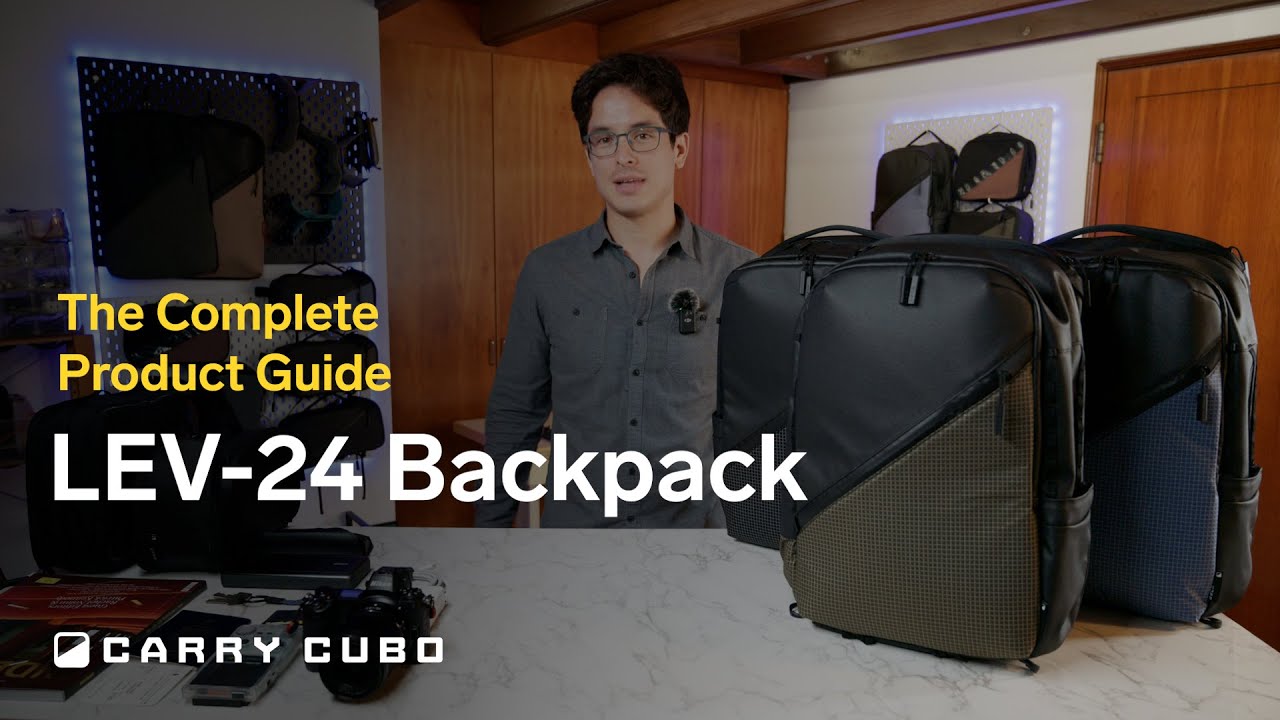 LEV-24 Backpack Product Walkthrough, by Carry Cubo - YouTube