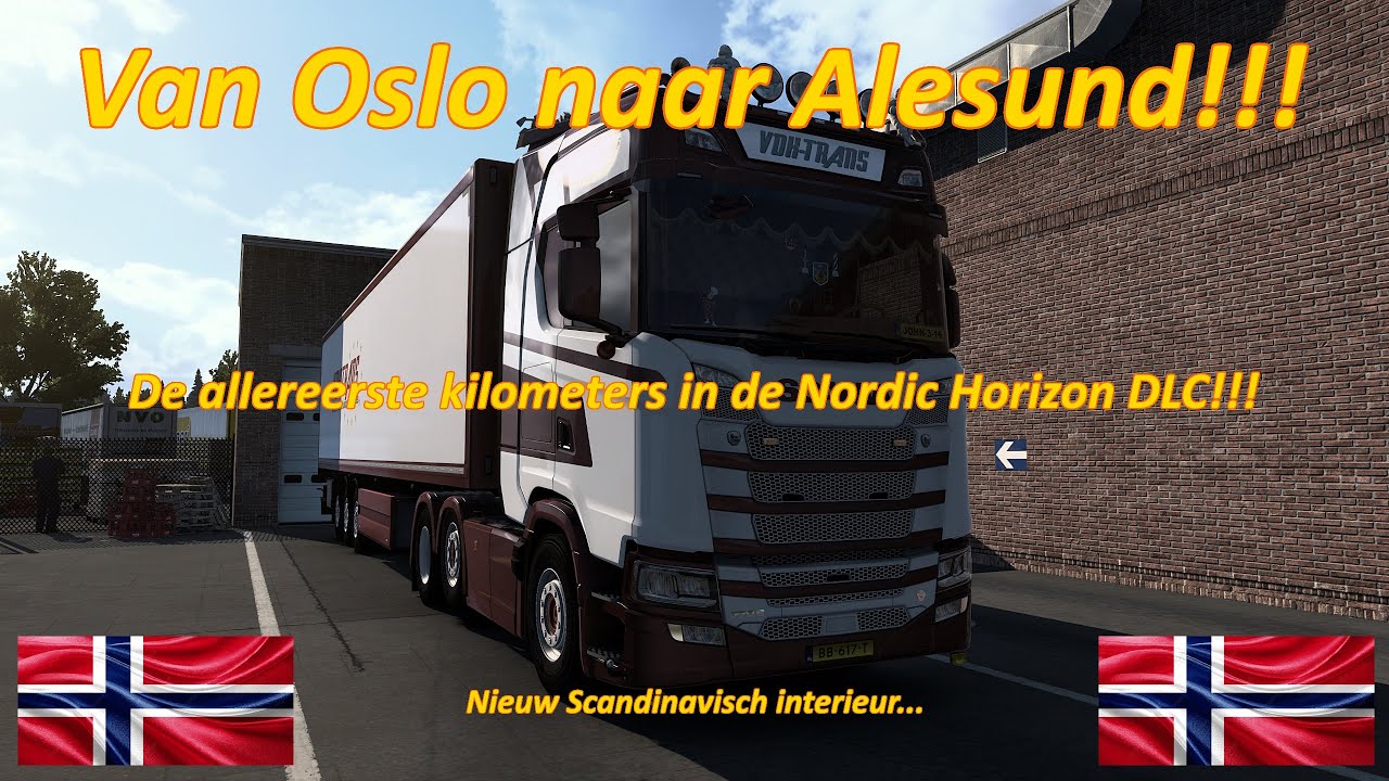 ETS2 1.57!!! []Van Oslo naar Alesund!!! []Nordic Horizon DLC!!! - YouTube