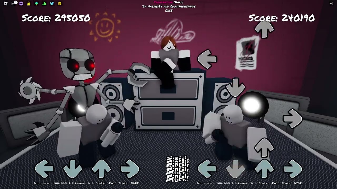 Roblox Funky Friday - Termination (Classic) (Hard) Botplay [Both PFC ...