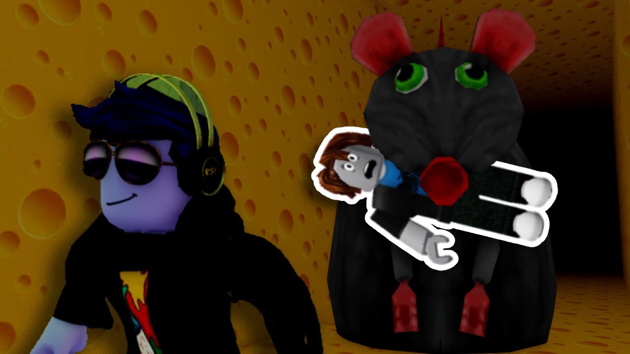 THE evil mouse wants to eat me, full walkthrough | ROBLOX Cheese Escape ...