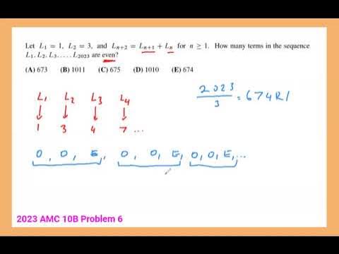 2023 AMC 10B Problems #6 and #7 - YouTube