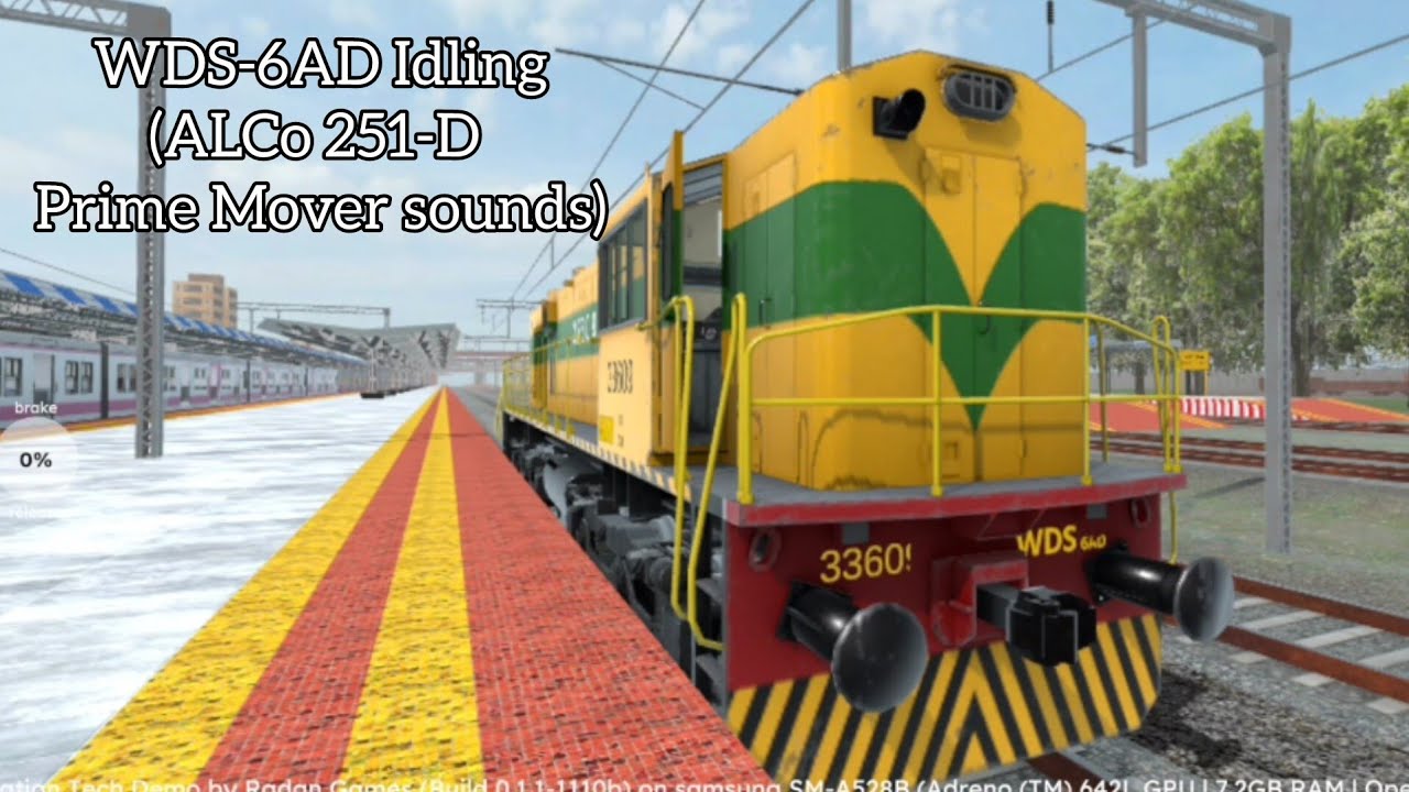 ALCo 251-D engine sounds – WDS-6AD Diesel Locomotive Idling - YouTube