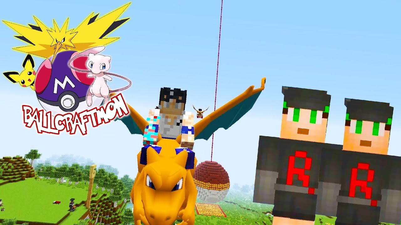 ME ENCUENTRO AL TEAM ROCKET #10 | BallCraftMon | PIXELMON ONLINE - YouTube