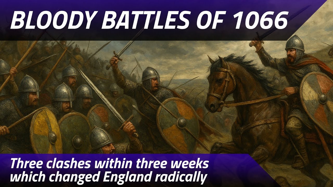 The Bloody Battles Of 1066 - Shaping The Fate of Medieval England - YouTube