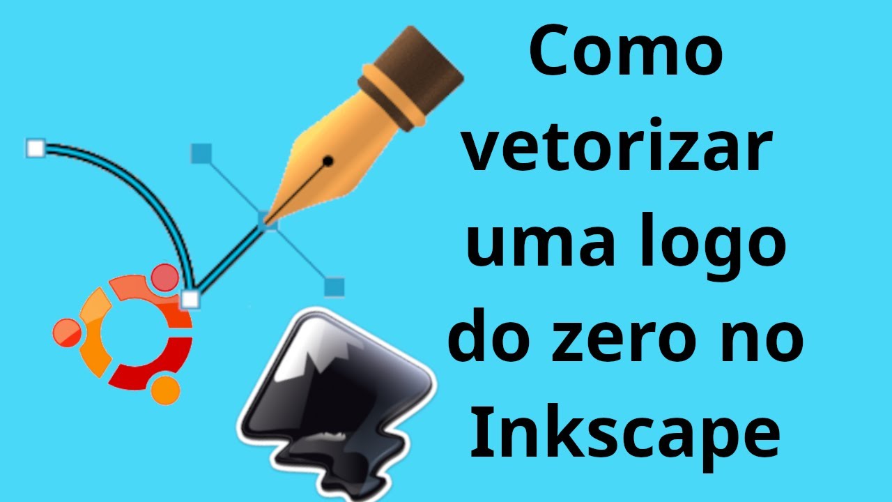 Primeiros Passos no Inkscape (3) Vetorizando uma logo - YouTube