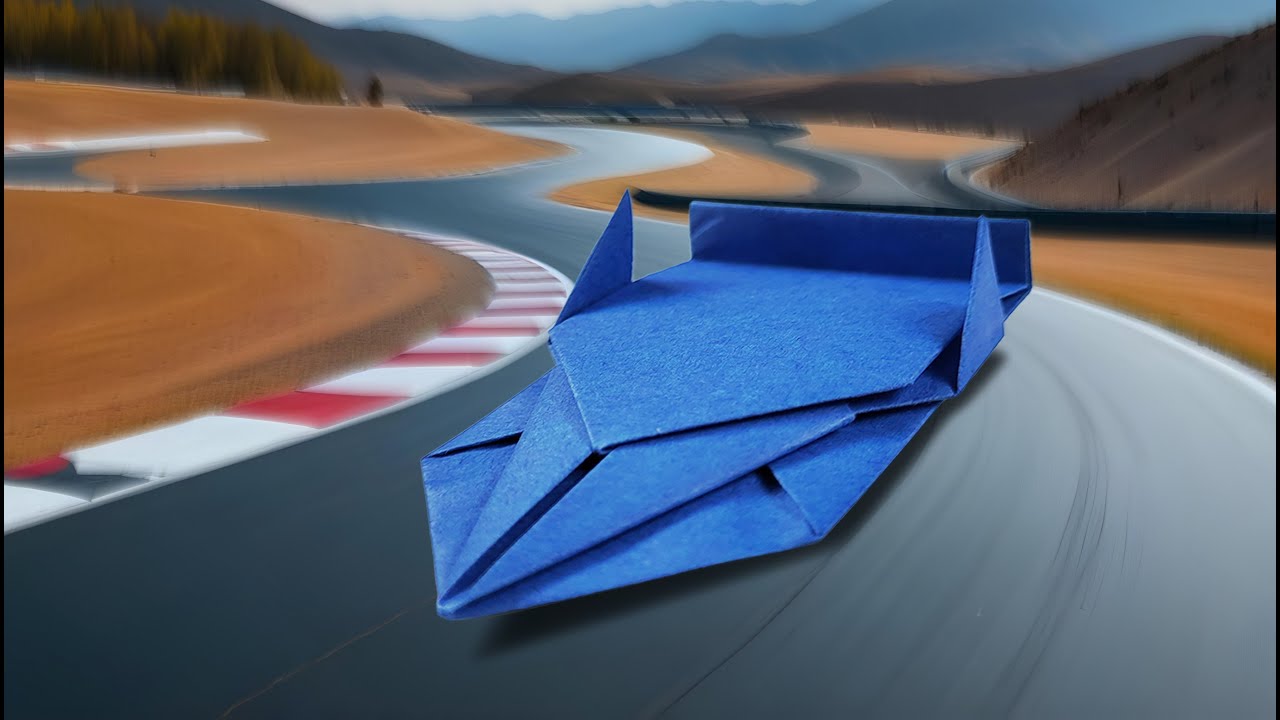 Origami Racing Car Tutorial 🏎️ Easy Paper Folding for Kids | DIY F1 ...