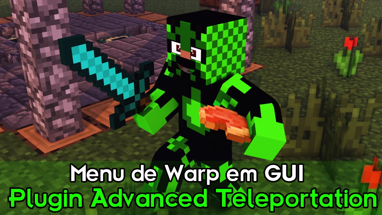 Minecraft Plugin Tutorial Advanced Teleportation - Menu de Warp em GUI ...