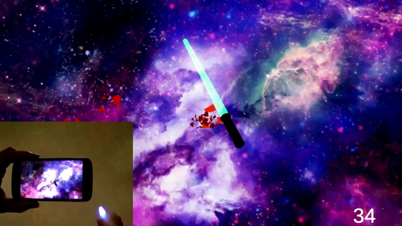 RevolVR Lightsaber demo game! (extended) - YouTube