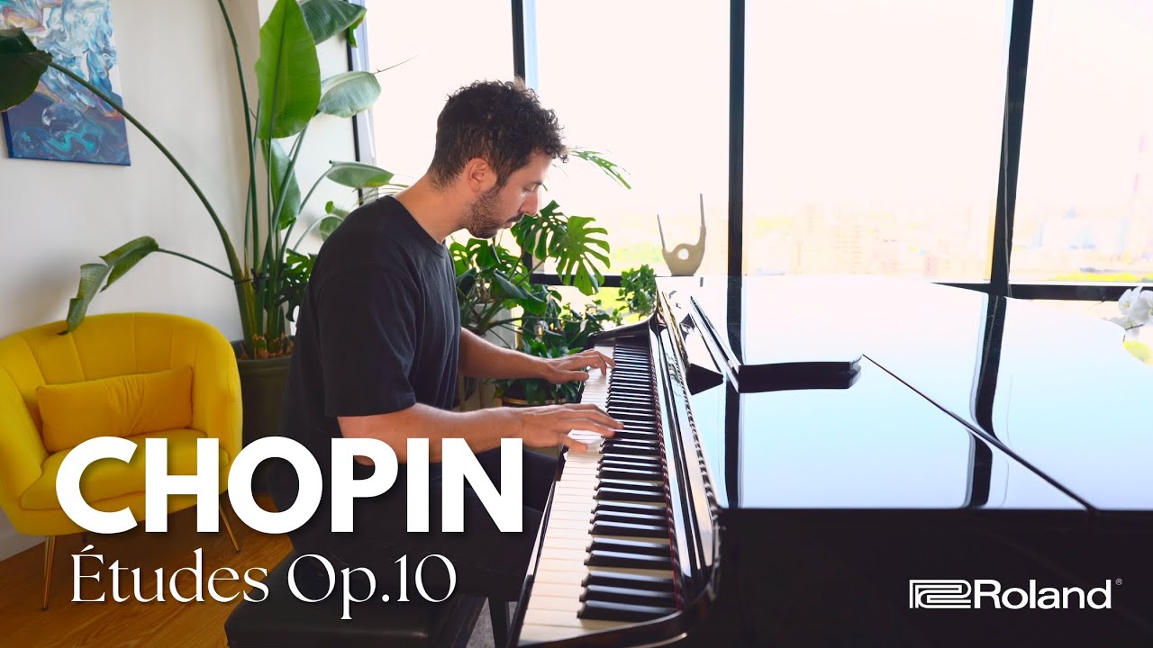 Chopin Etudes Op.10 No.3 & No.12 | 4K Piano Performance on Roland ...