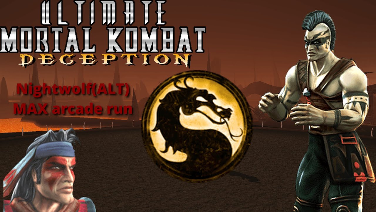 Ultimate Mortal Kombat Deception Nightwolf (ALT) MAX arcade run - YouTube