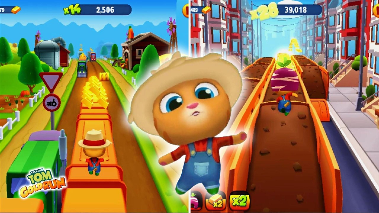 Farmer Ginger at Ginger's Farm - Talking Tom Gold Run New Update ...