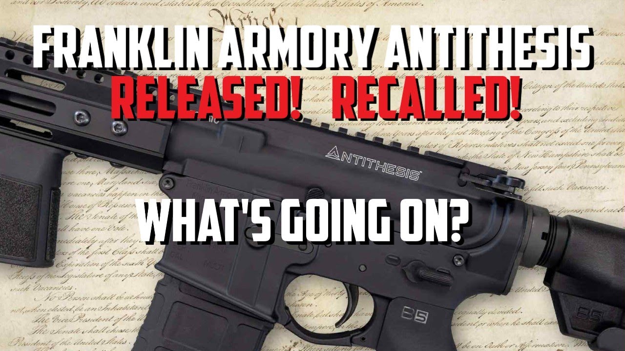 Franklin Armory Antithesis - Released - Recalled - What's Going On ...