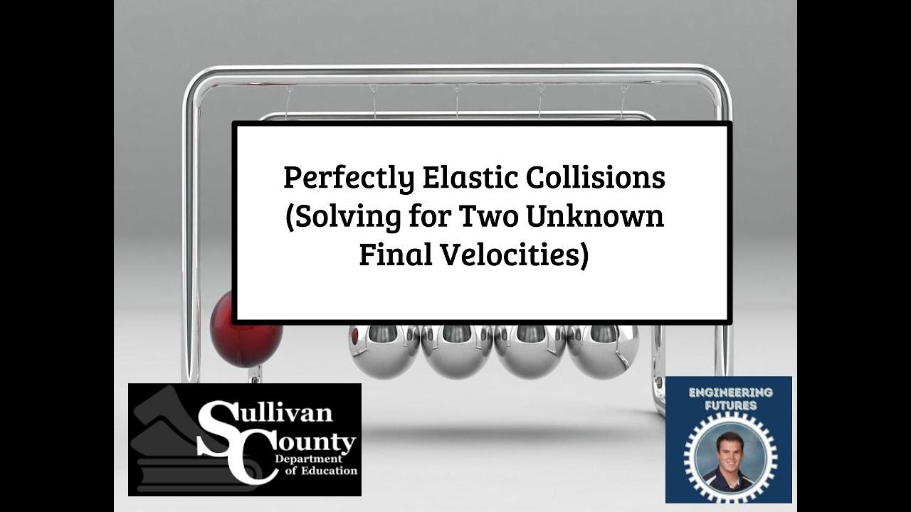 Perfectly Elastic Collision (Solving for 2 Final Velocities) - YouTube