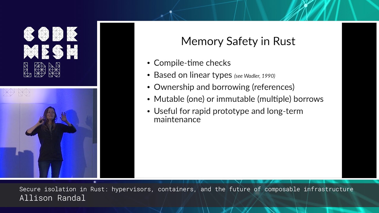 Allison Randal - Secure isolation in Rust | Code Mesh LDN 2018 - YouTube