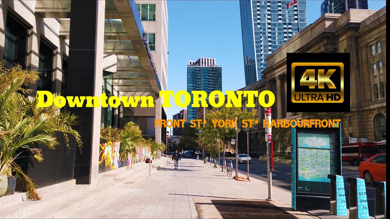 Toronto CANADA | Front Street / York Street / Harbourfront - YouTube