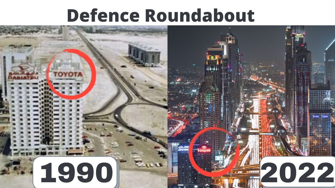 Historical Dubai Then and Now Photos (1954-2022) - Timelapse - YouTube
