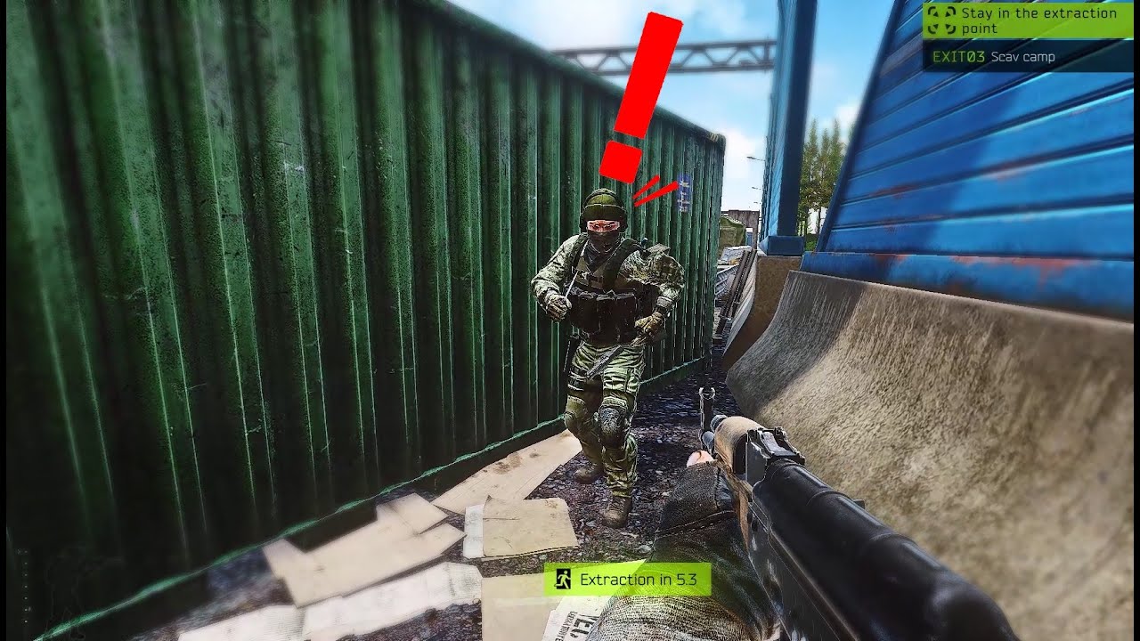 Extracting as a Scav with a PMC on Interchange! [EFT] - YouTube