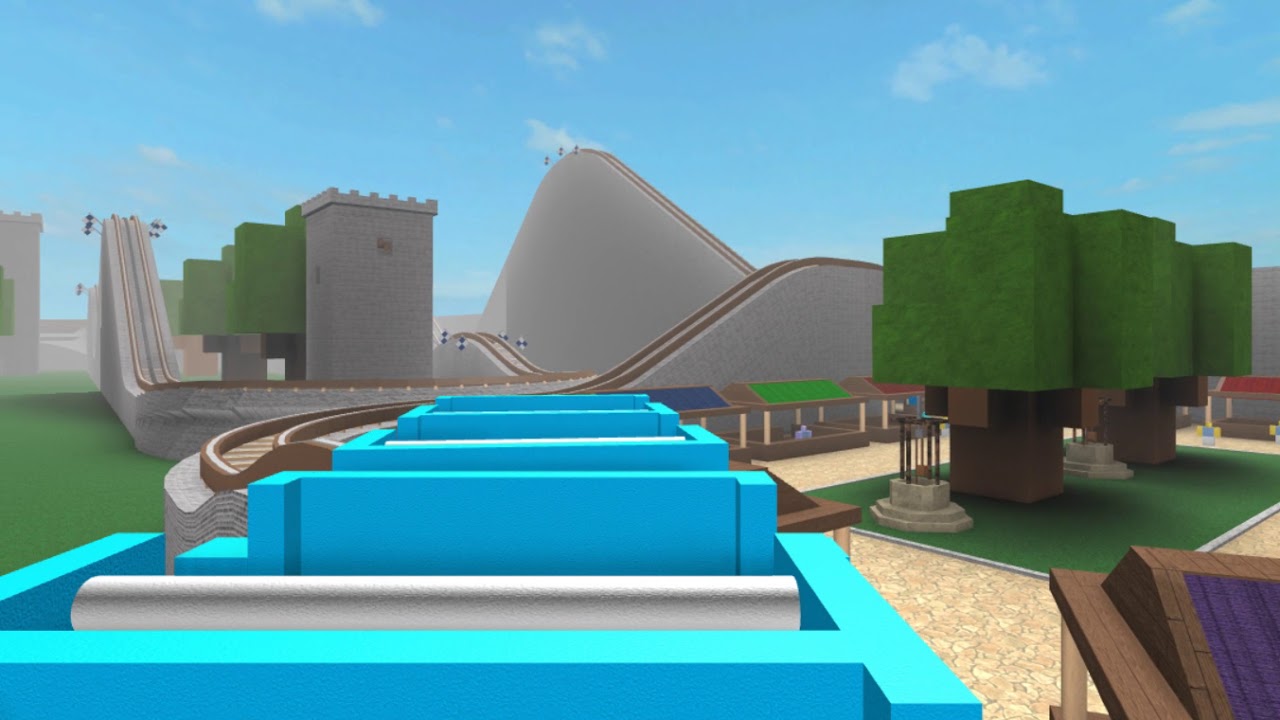Wall Rider: A ROBLOX Wooden Coaster On A Wall - YouTube