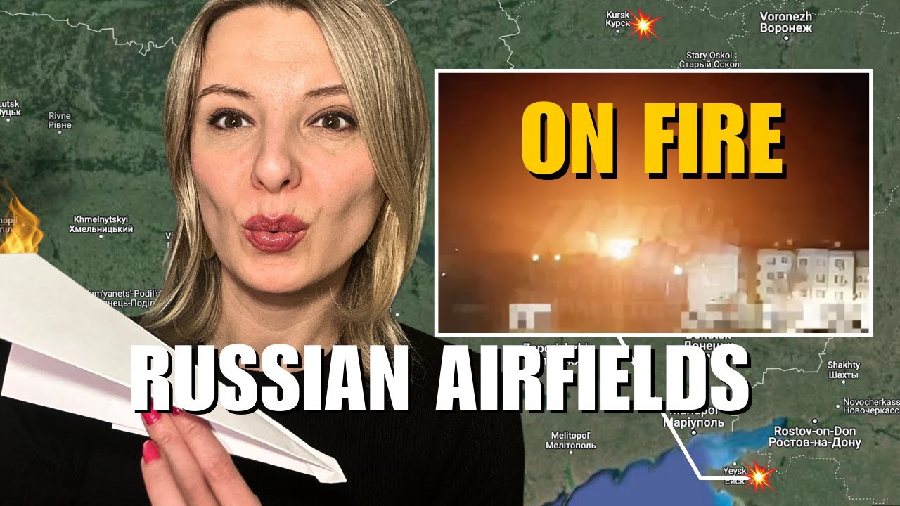 HUGE ATTACK ON RUSSIA AIRFIELDS: KURSK, ENGELS, MOROZOVSK, YEISK Vlog ...